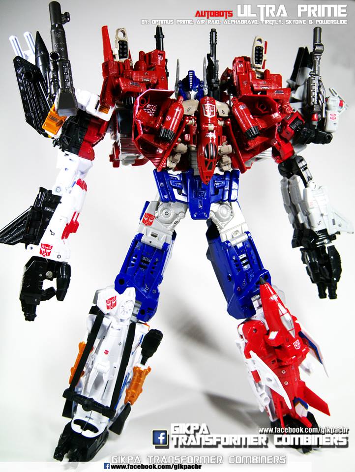 8 In 1 Combiner Wars Custom Puts the Ultra In Ultra Prime Makes Powerglide Into A Chest Piece